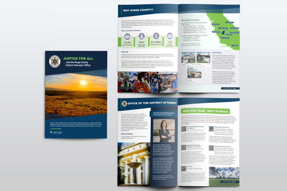 Kings County DA Positions Brochure Mockup | TS Talent Solutions